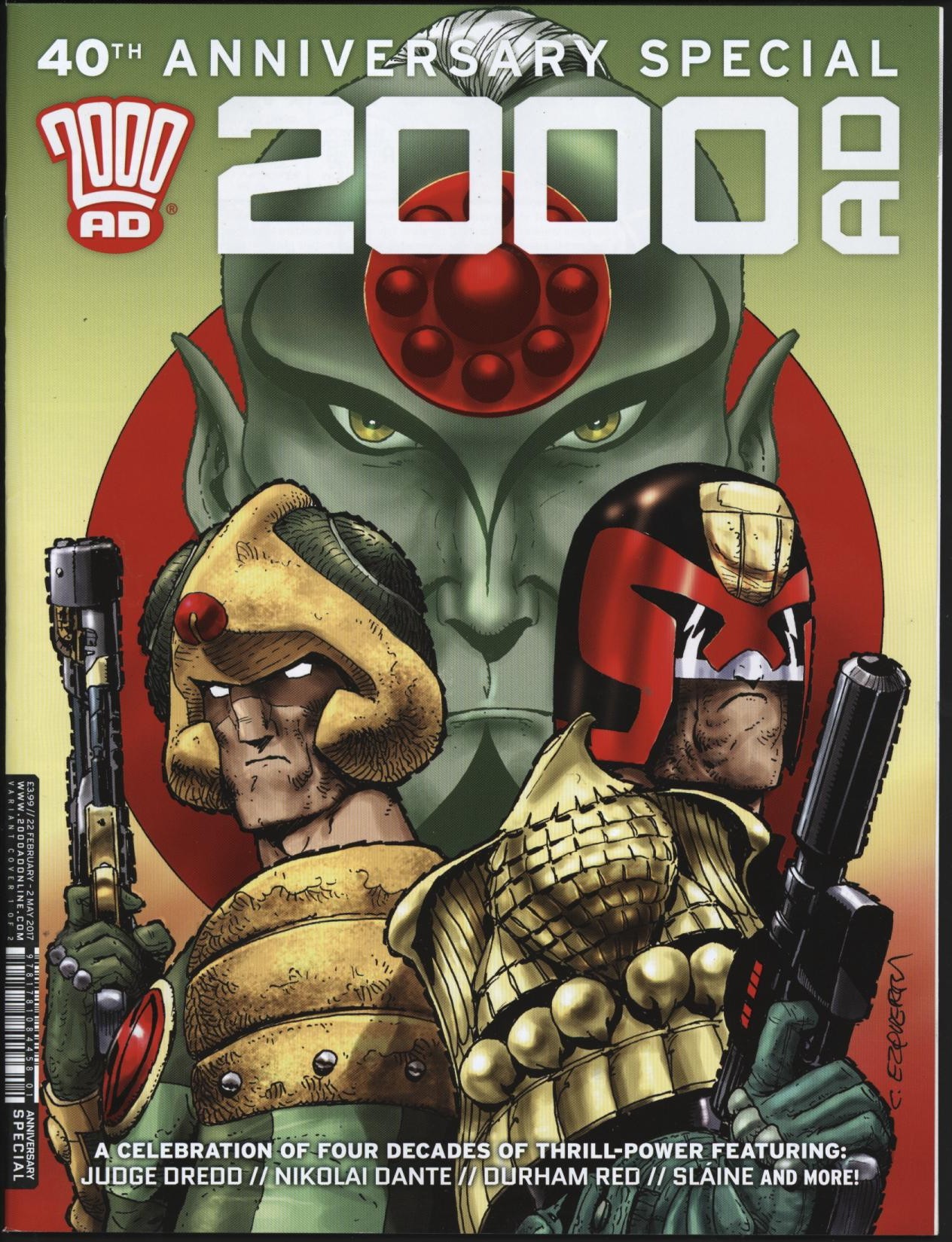 The Comic Book Price Guide For Great Britain - 2000AD 40TH ANNIVERSAY ...